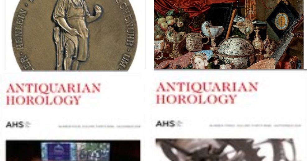 Volume 39 Complete 4 Issues Unbound Antiquarian Horological